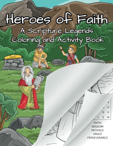 READ EBOOK Heroes of Faith: Bible Stories Coloring Book for Kids 6 and ...