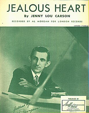 Jealous Heart, Recorded by Al Morgan for London Records: Jenny Lou ...