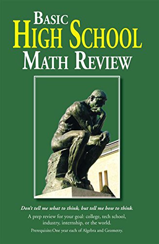 Basic High School Math Review Illustrated, Elander, Jim - Amazon.com