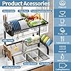 Amazon.com - Over The Sink Dish Drainer Drying Rack,Large Over Sink ...