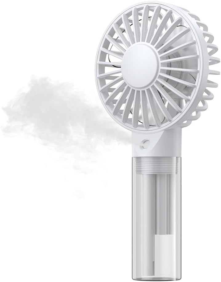 Amazon.com: TOPK Portable Misting Fan - Rechargeable Handheld Personal ...