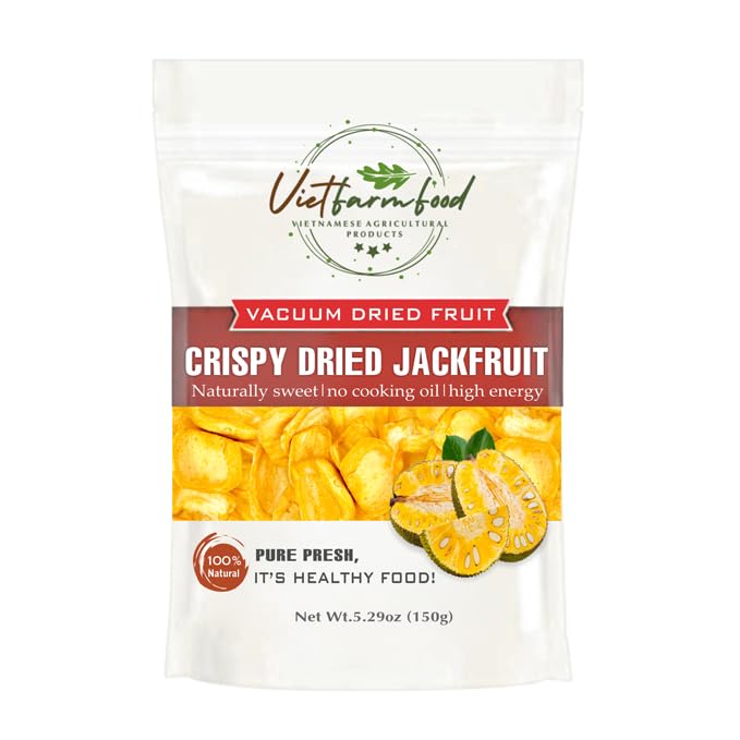 Amazon.com: CRISPY DRIED JACKFRUIT 5.29 Oz (150g) VIETFARMFOOD: Vacuum ...