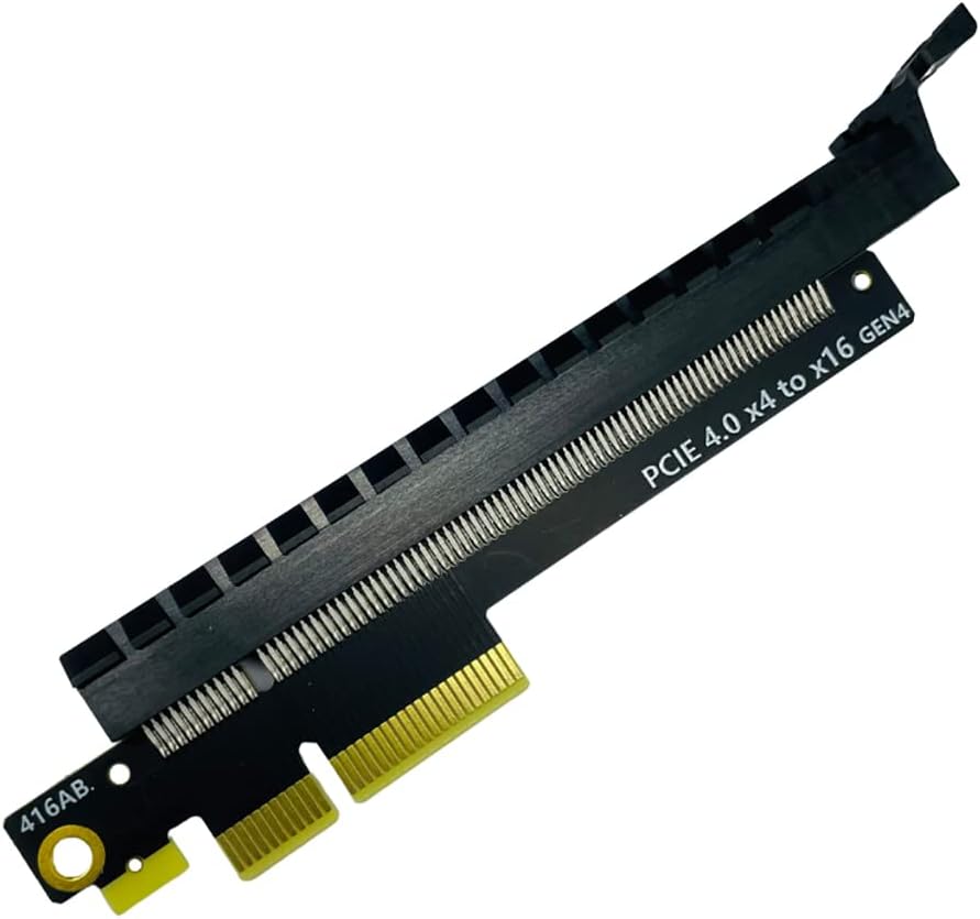 Amazon.com: JMT PCIE 4.0 X4 X8 to X16 Riser Card Converter PCB Adapter ...