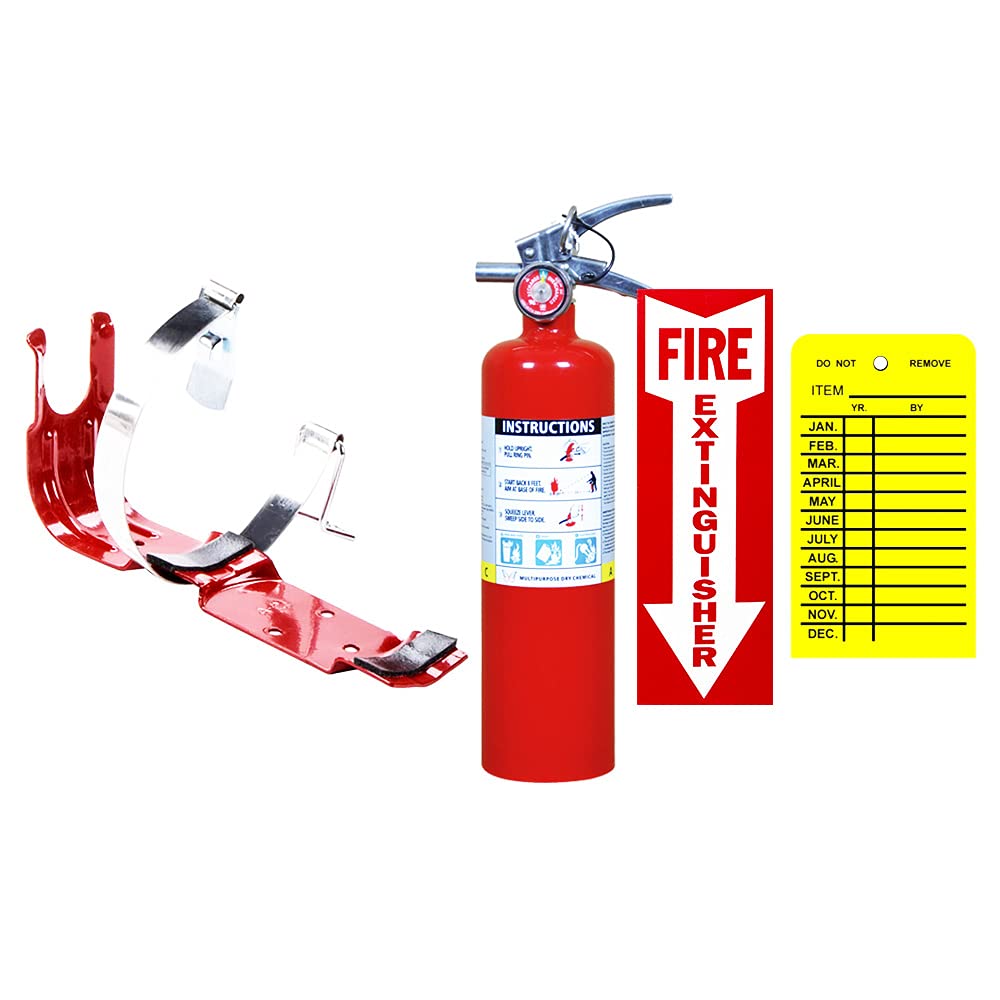 Buy 2.5Lb ABC Fire Extinguisher Dry Chemiclal 1A10BC with Vehicle ...