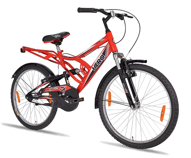 Hero Cycle MIG 24T Unisex-Adult 24T Mountain Bike Weight Capacity- 42.2 ...