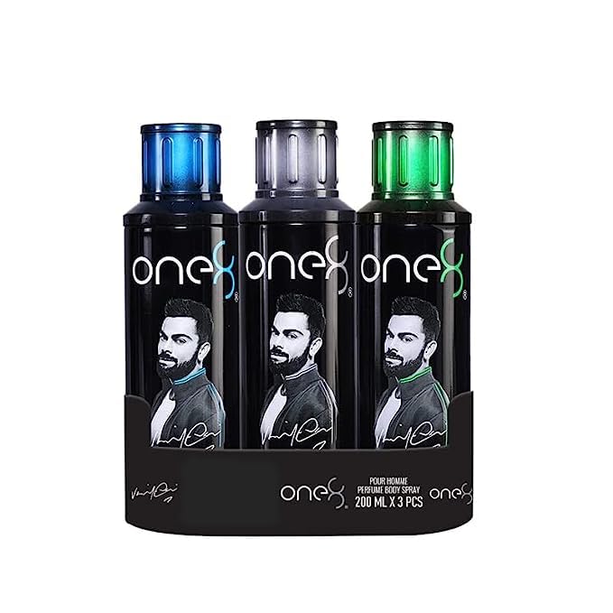 Buy one8 By Virat Kohli Perfumed Deodorant For (Pack of 3) - Aqua ...