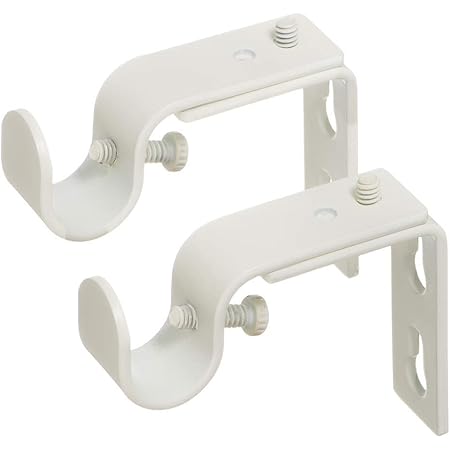 Amazon.com: Ivilon Short Projection Brackets for Curtain Rods - for 1/2 ...