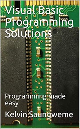 Amazon.com: Visual Basic Programming Solutions: Programming made easy ...