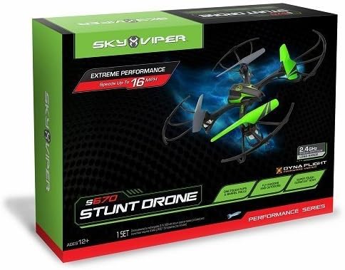 Amazon.com: Sky Viper Stunt Drone S670 with 2 Rechargeable Batteries ...