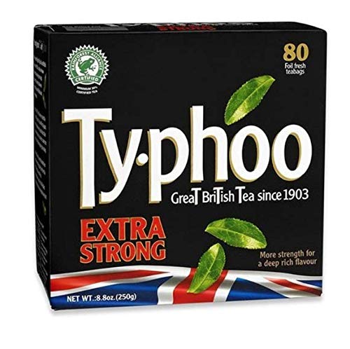 Amazon.com : TYPHOO TEA, TEA, BOLD, EXTRA STRONG, Pack of 6, Size 80 ...