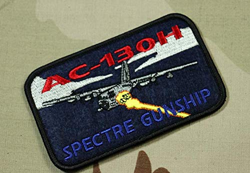 Amazon.com: Aircraft AC-130 Gunship Military Patch Fabric Embroidered ...