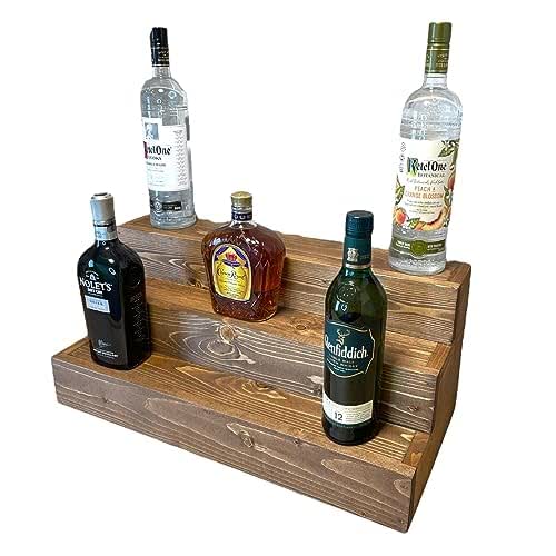 Amazon.com: Handmade Tiered Display Shelving - Three Tier Bar Display ...