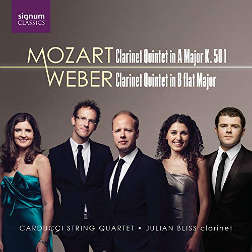 Amazon.com: Mozart & Weber: Clarinet Quintets : Carducci String Quartet ...