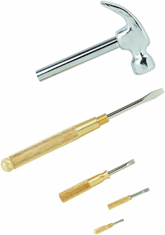Best Way Tools 6-In-1 Multi-Functional German Style Gold Textured Grip ...