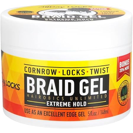 Amazon.com : Goiple Strong Hold Braid Gel Good for Twist, Locs, Braids ...