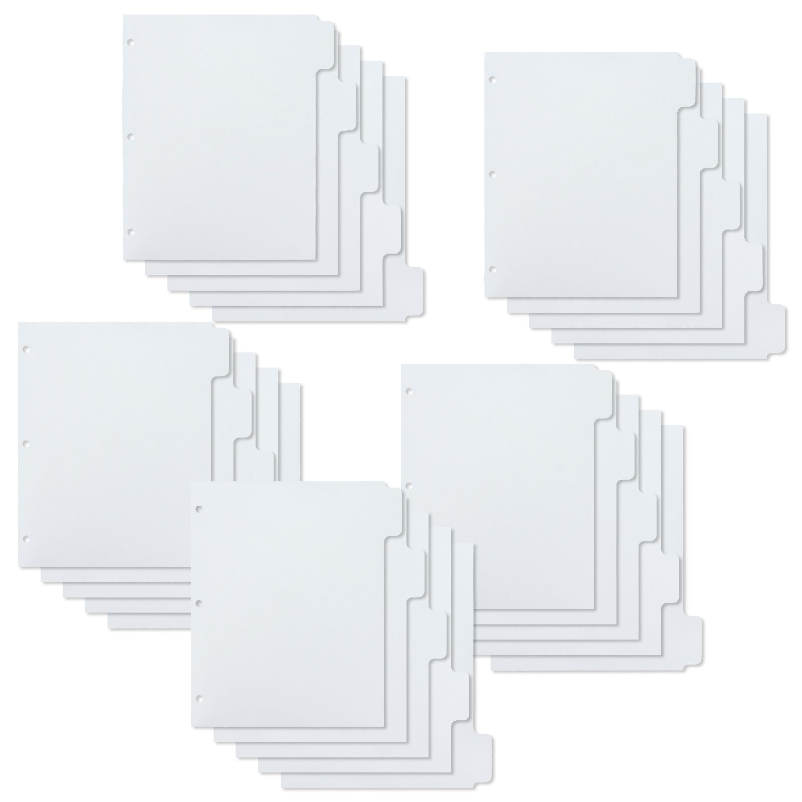 Snapklik.com : Clear Plastic Dividers For 3 Ring Binders