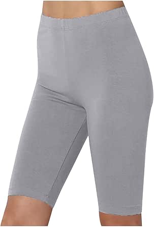 Womens Capri Leggings, Women Casual Knee Length Capris Workout Summer ...