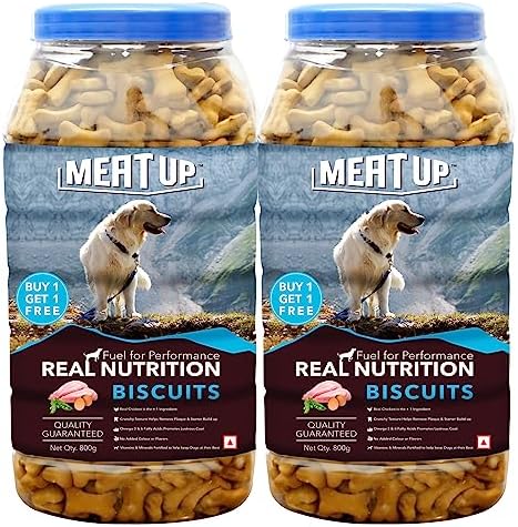 Buy Meat Up Dog Treats Chew Bones, Calcium Flavor 230G (Buy 1 Get 1 ...