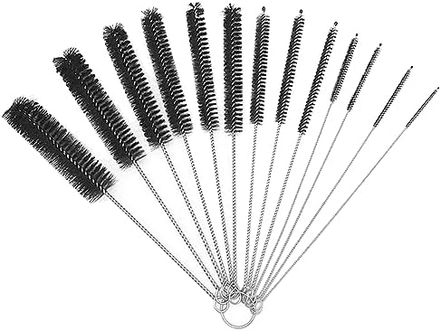 Bottle Brush 13 Pcs, Nylon Pipe Cleaners Cleaning Brush Set,Small ...