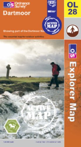 Dartmoor (OS Explorer Map Active): Sheet OL28 : Ordnance Survey: Amazon ...