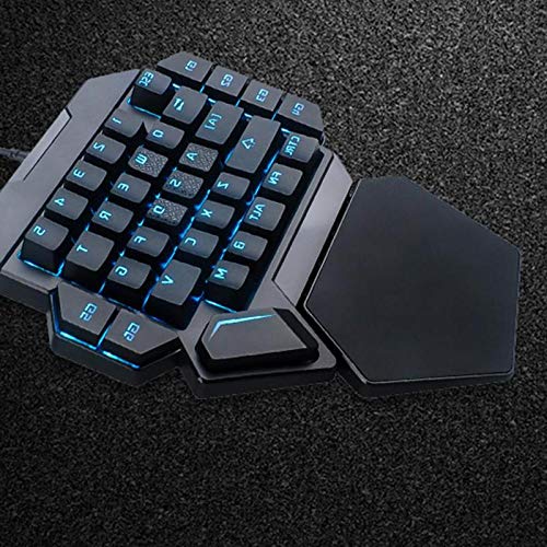 XiuFen Wired USB One-Handed Keyboard Macro Definition Mechanical Gaming ...