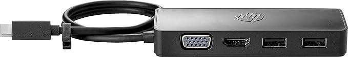 HP USB-C Travel Hub G2 Hub with Two USB Ports for Your Accessories and ...