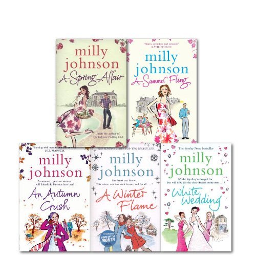 Milly Johnson Collection 5 Books Set, (White Wedding, A Winter Flame ...