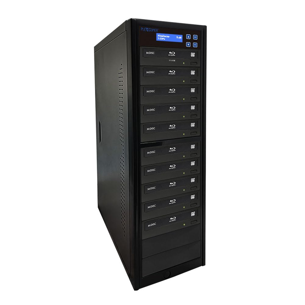 Amazon.com: PlexCopier 1 to 9 Blu-ray BD BDXL M-Disc CD DVD Duplicator ...