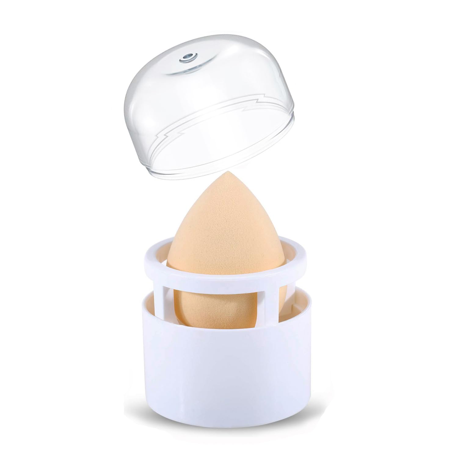 Amazon.com : Hooiolye Beauty Sponge Holder Cosmetic Puff Ball Container ...