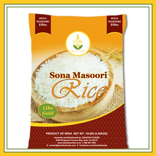 Amazon.com : Shastha Rice combo Pack C (Sona Masoori Rice 10lbs ...