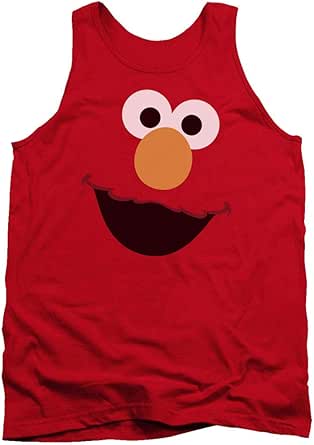 Amazon.com: Tank Top: Sesame Street- Big Elmo Face Size XL : Clothing ...