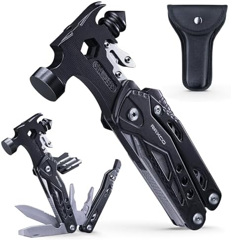 Sheffield 12913 Premium 14-in-1 Hammer Multi Tool, Multipurpose Tool ...