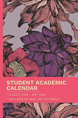 Student Academic Calendar: Vintage Floral Patterns | August 2019 - May ...