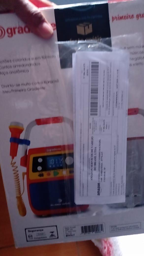 RADIO PORTATIL MEU PRIMEIRO GRADIENTE/KARAOKÊ : Amazon.com.br ...