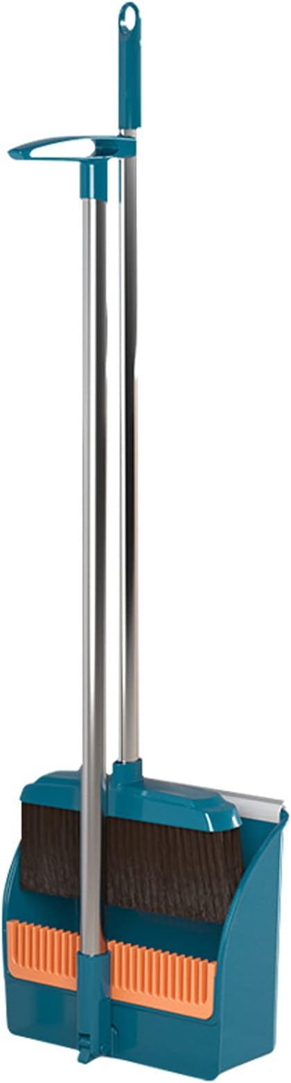 Amazon.com: Long Handle Broom and Dustpan Set with 39.5" Squeegee Broom ...