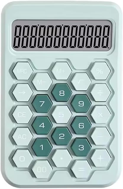 Colorful Candy Calculator,Mechanical Calculator Cute 12 Digit Large LCD ...