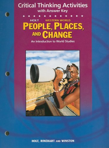 Holt People, Places, and Change Western World Critical Thinking ...
