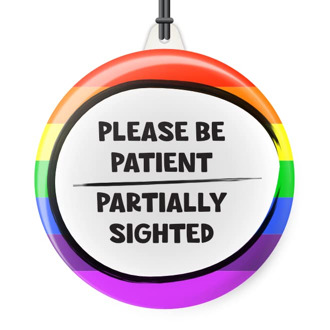 Please Be Patient Partially Sighted - Disability Awareness - ID Card ...