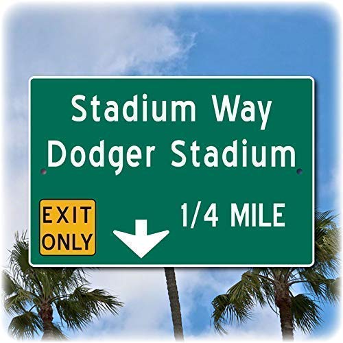 Amazon.com: Dodger Stadium Exit Sign : Home & Kitchen