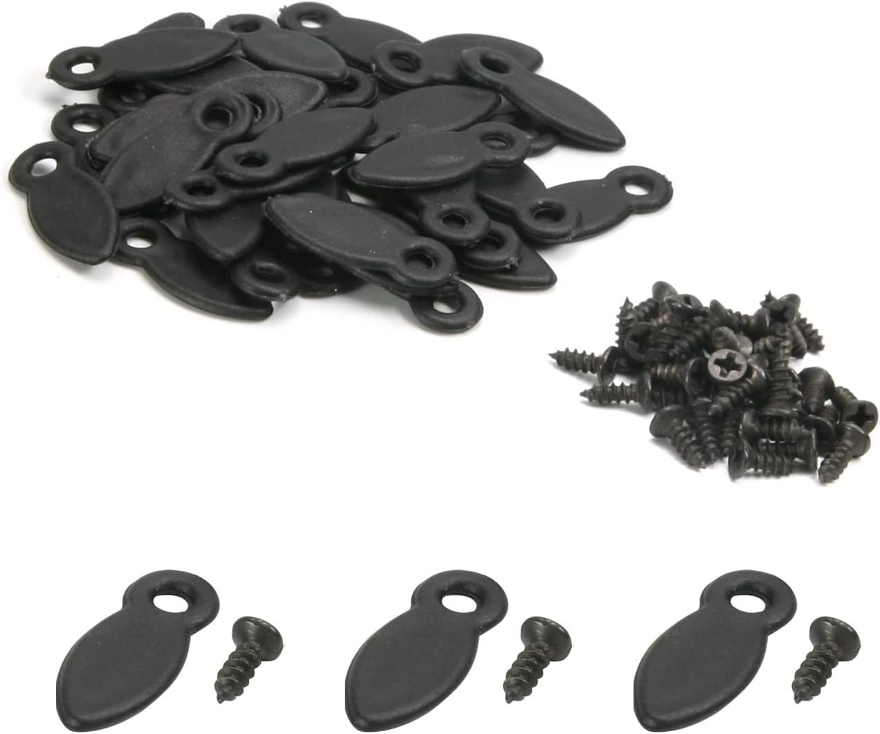 Black Turn Button Fasteners Photo Frame Hardware And Screws Craft ...