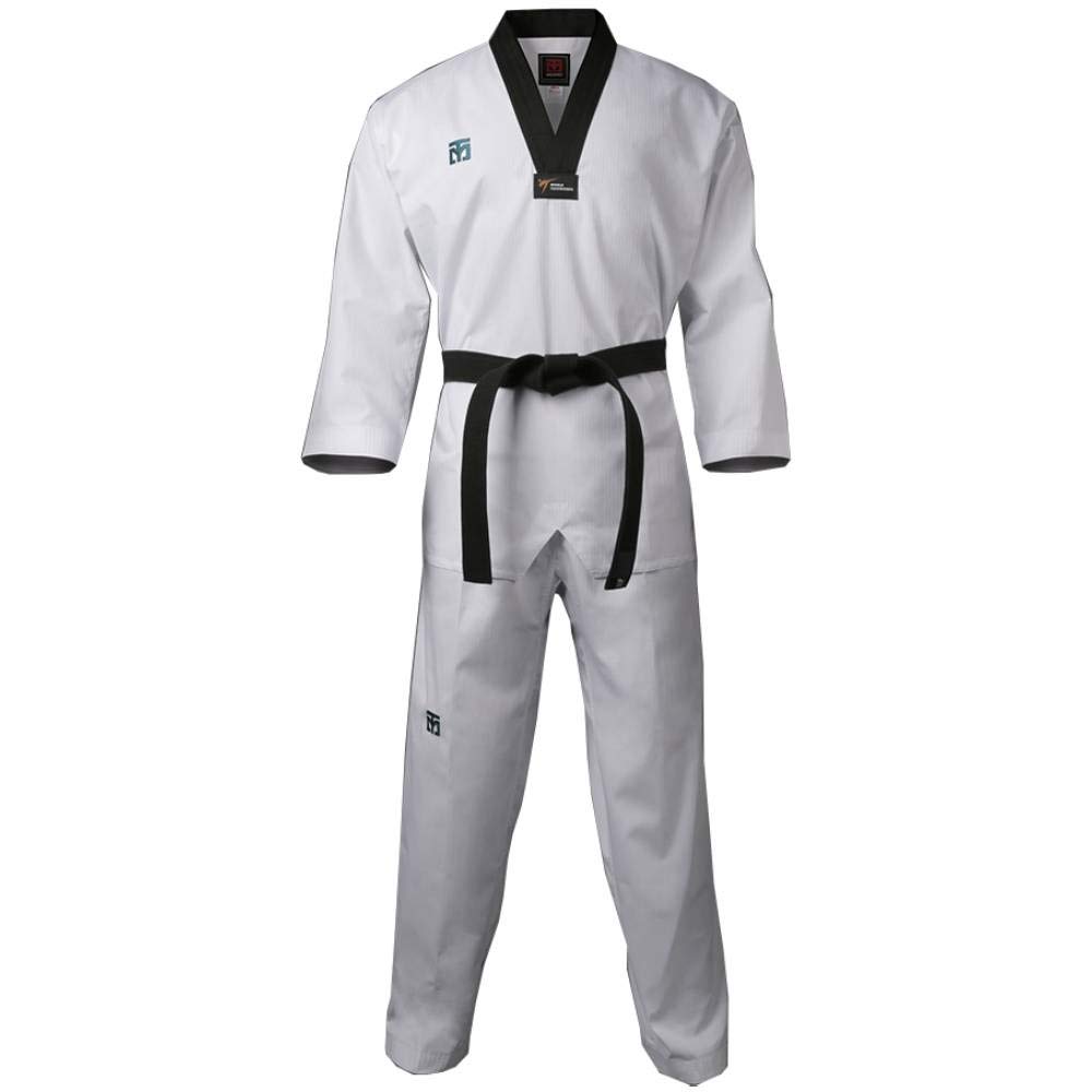 Amazon.com: MOOTO Korea Taekwondo Challenger Uniform (Black,White V ...