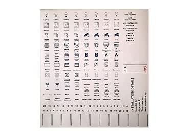 Warning Signs - CONSUMER UNIT LABELS - MATT WRITE-ON S/A VINYL : Amazon ...