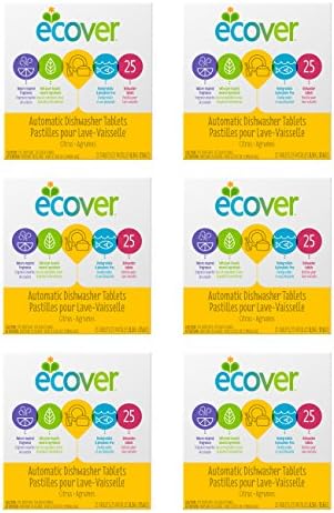Amazon.com: Ecover Automatic Dishwashing Tablets Zero, 25 Count, 17.6 ...