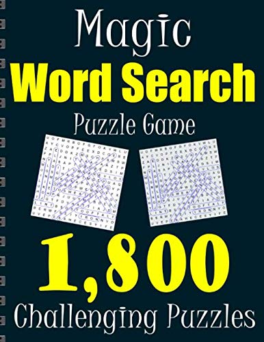 Magic Word Search Puzzle Game: 1,800 Challenging Puzzles: cuevas ...