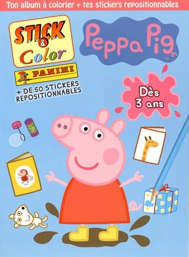 Amazon.com: Stick & Color Peppa Pig (PAN.STICK & COL): 9782809457490: Books