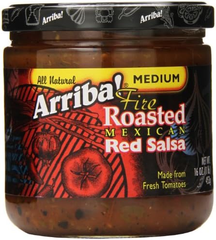 Amazon.com: Arriba Fire Roasted Red Salsa, Medium, 16 Ounce