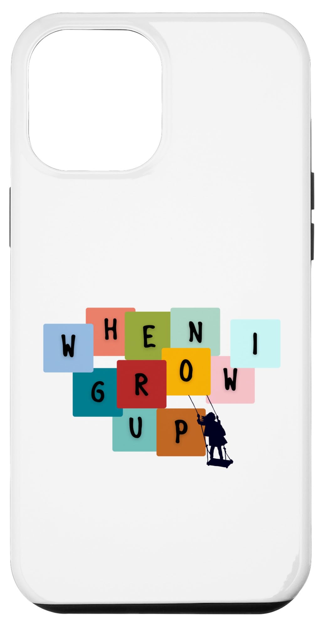 Snapklik.com : iPhone 12 Pro Max Matilda When I Grow Up Swing Case