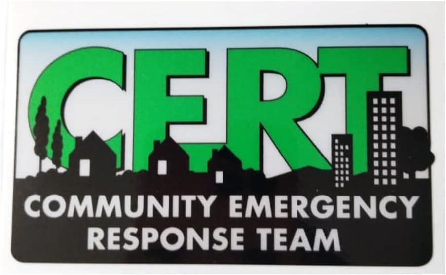 Amazon.com: CERT Logo Reflective Decal Community Emergency Response ...