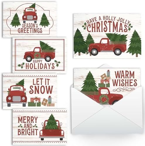 Chalkboard Christmas Cards Winlyn Christmas Cards Bulk Pack - 120 ...