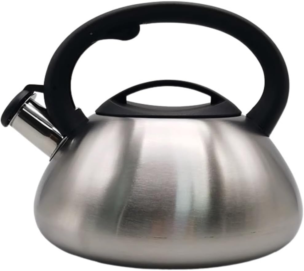 Amazon.com: Tea Kettle Stovetop Whistling Tea Kettle 304 Stainless Steel 3L/3000ML Whistle Tea ...